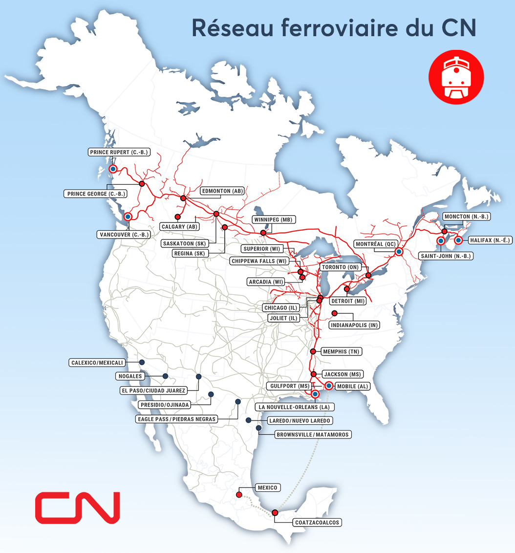 Transport ferroviaire | Nos Services | cn.ca