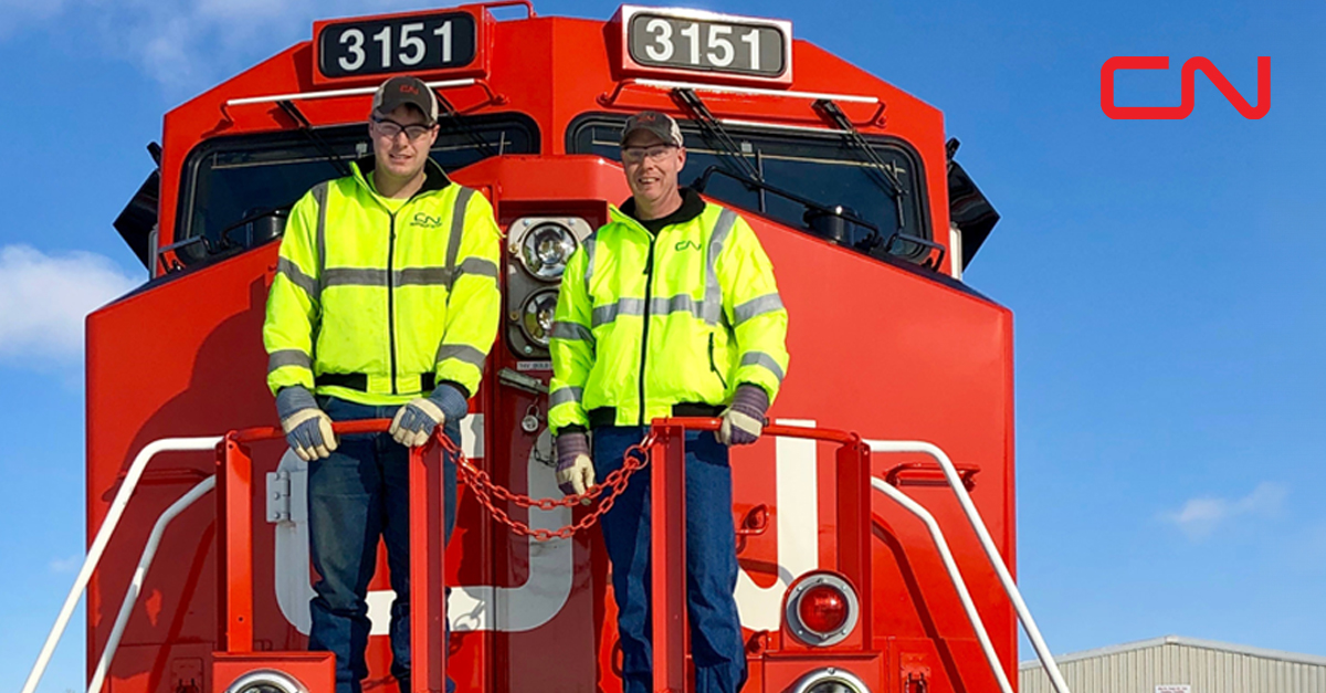 Father and son CN railroaders proudly work and serve together| cn.ca